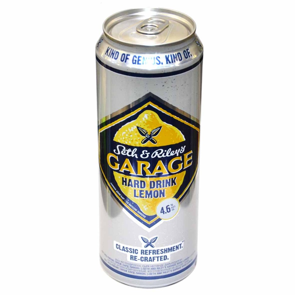 Напиток пивной Garage Hard lemon drink 0,45л ж/б
